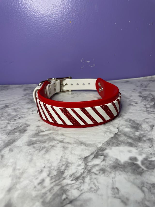 Candy Cane stripe Collar